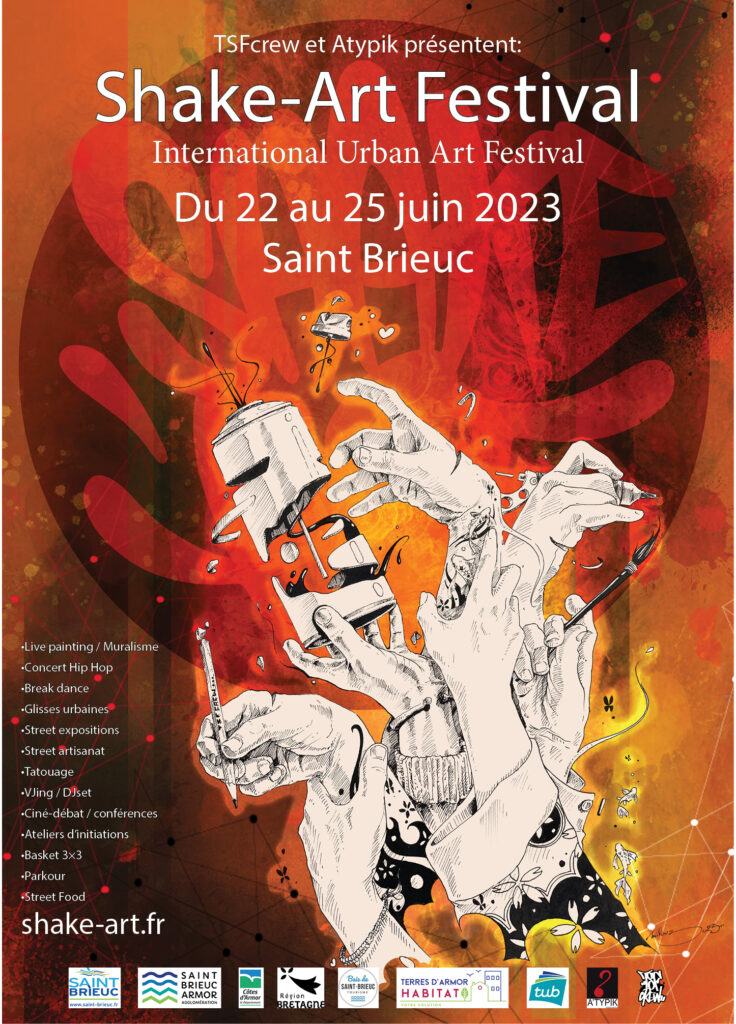 Mise en couleur des logements sociaux dans le cadre du Festival Shake ...